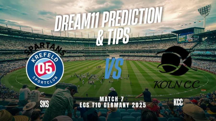 SKS vs KCC Dream11 Prediction | Match 7 - ECS T10 Germany 2025